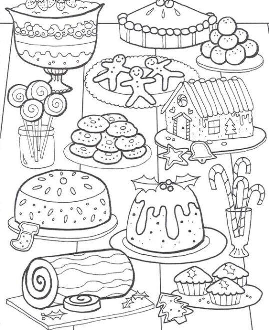 Free & Easy To Print Food Coloring Pages - Tulamama