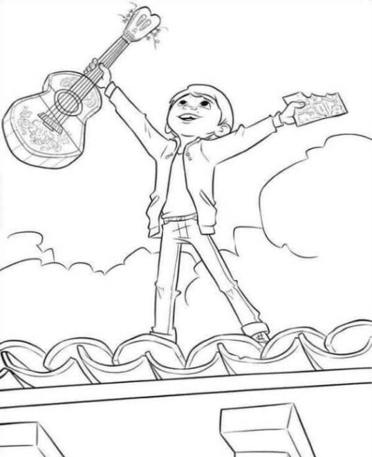 Free & Easy To Print Coco Coloring Pages - Tulamama