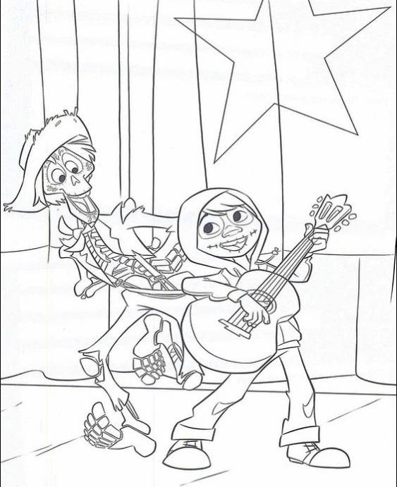 Free & Easy To Print Coco Coloring Pages - Tulamama
