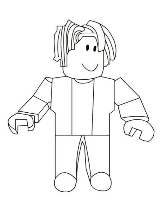 Free & Easy To Print Roblox Coloring Pages - Tulamama