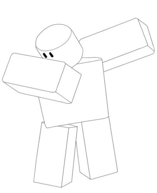 Free & Easy To Print Roblox Coloring Pages - Tulamama