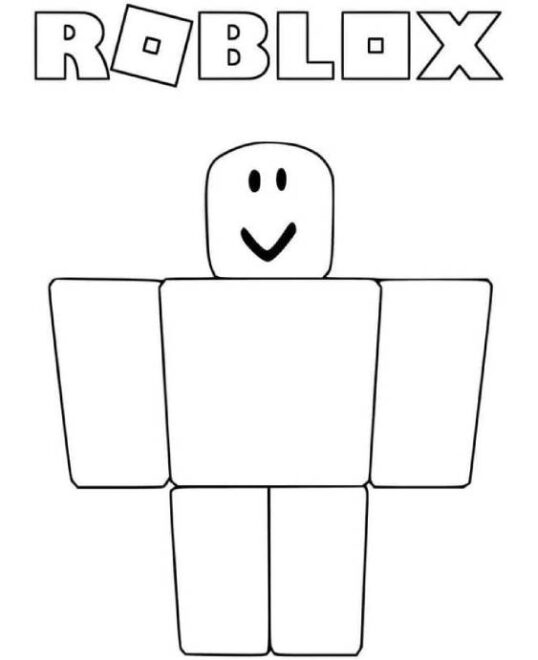 Free & Easy To Print Roblox Coloring Pages - Tulamama
