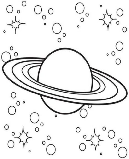 Free & Easy To Print Solar System Coloring Pages - Tulamama