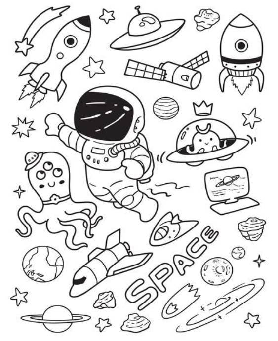 Free & Easy To Print Solar System Coloring Pages - Tulamama