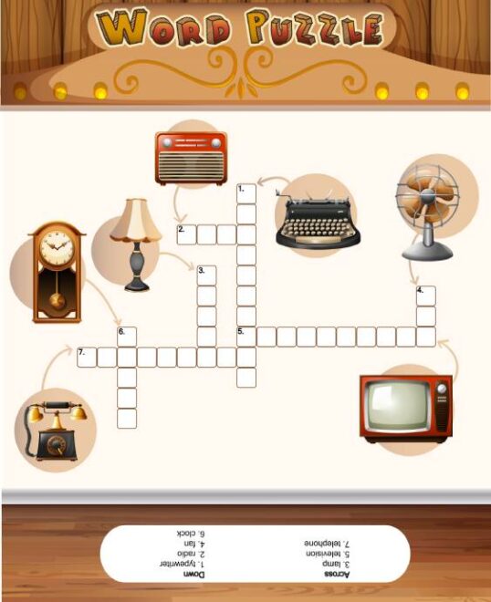 Free and Easy To Print Crossword Puzzles for Kids - Tulamama