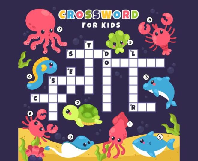 Free and Easy To Print Crossword Puzzles for Kids - Tulamama