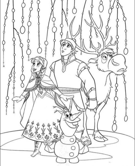 Free & Easy To Print Olaf Coloring Pages - Tulamama