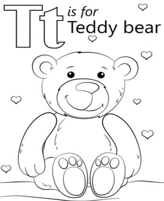 Free & Easy To Print Teddy Bear Coloring Pages - Tulamama