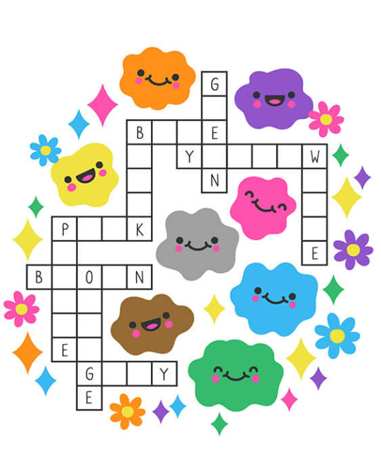 Free and Easy To Print Crossword Puzzles for Kids - Tulamama