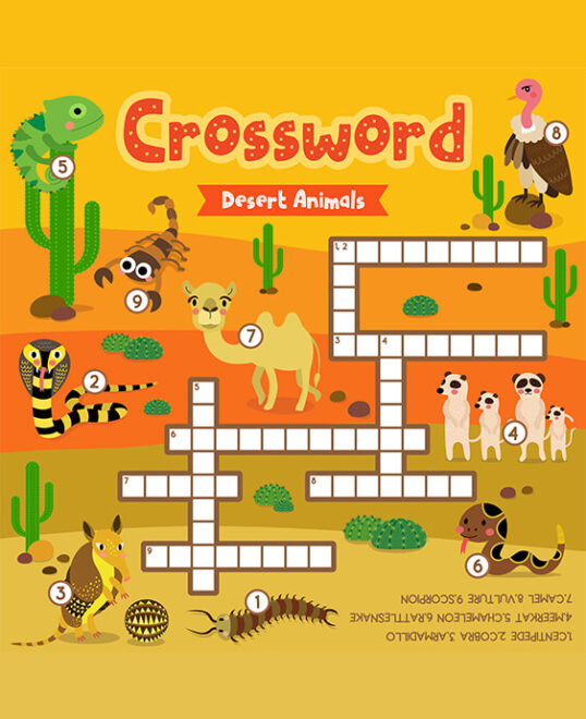 Free and Easy To Print Crossword Puzzles for Kids - Tulamama