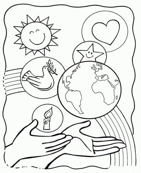 Free & Easy To Print Creation Coloring Pages - Tulamama