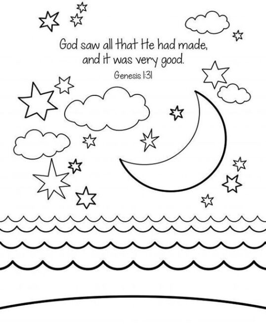Free & Easy To Print Creation Coloring Pages - Tulamama