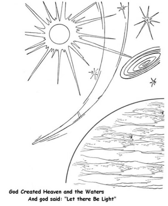 Free & Easy To Print Creation Coloring Pages - Tulamama