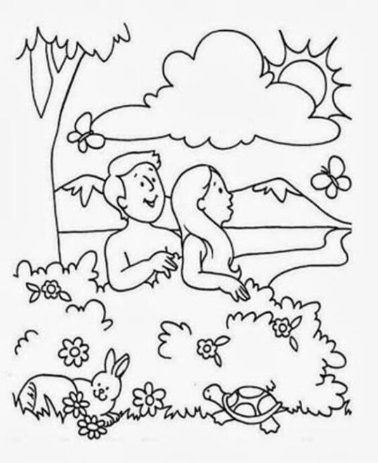 Free & Easy To Print Creation Coloring Pages - Tulamama