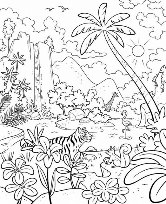 Free & Easy To Print Creation Coloring Pages - Tulamama