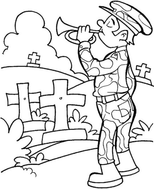 Free & Easy To Print Memorial Day Coloring Pages - Tulamama
