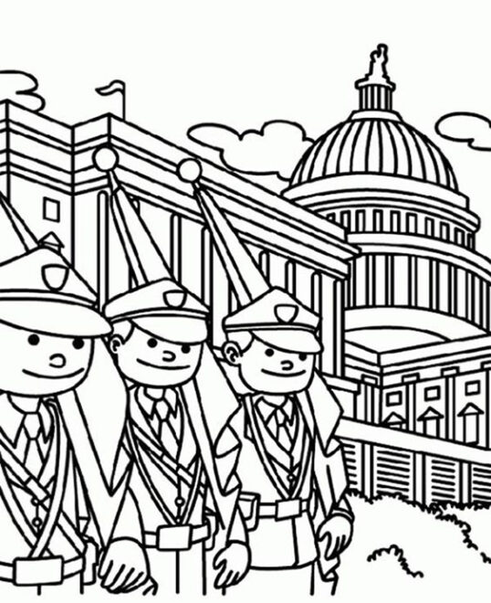 Free & Easy To Print Memorial Day Coloring Pages - Tulamama