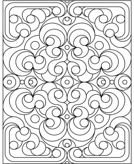 Free & Easy To Print Pattern Coloring Pages - Tulamama