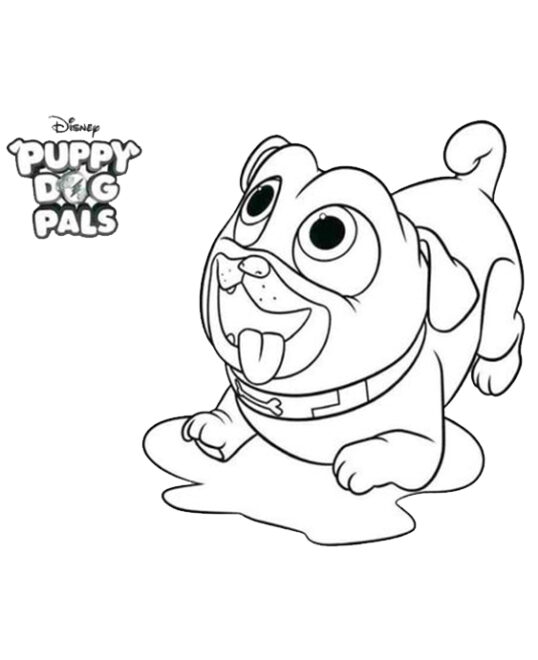 Free & Easy To Print Puppy Dog Pals Coloring Pages - Tulamama