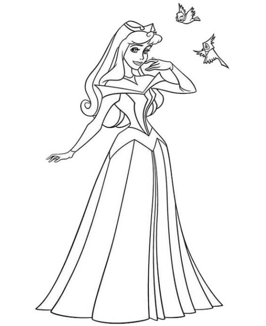 Free & Easy To Print Sleeping Beauty Coloring Pages - Tulamama