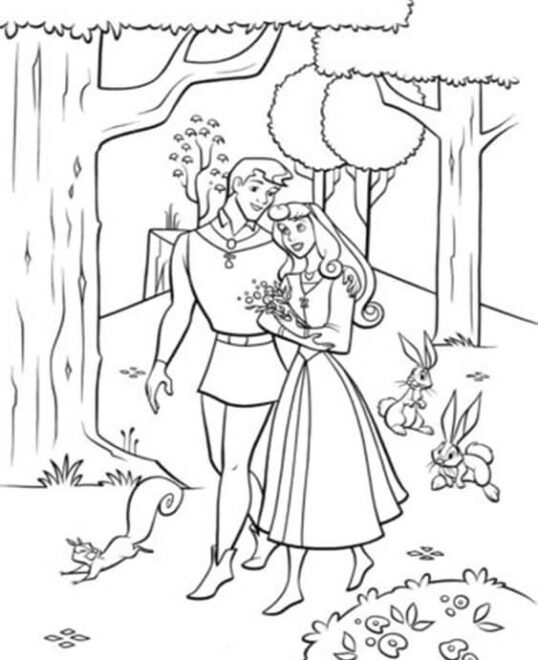 Free & Easy To Print Sleeping Beauty Coloring Pages - Tulamama