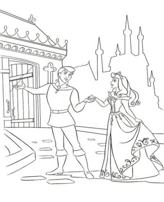Free & Easy To Print Sleeping Beauty Coloring Pages - Tulamama
