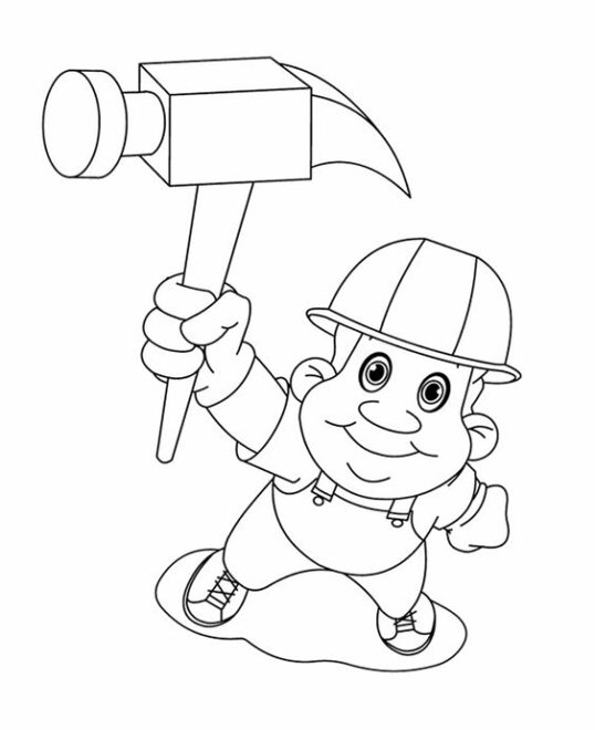 Free & Easy To Print Labor Day Coloring Pages - Tulamama