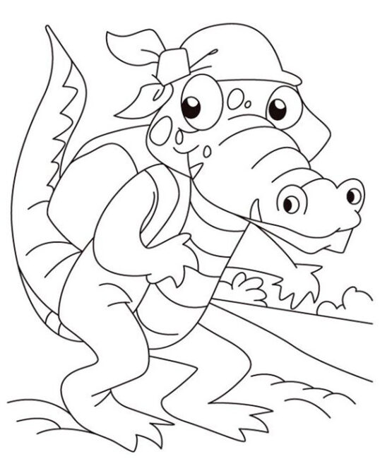 Free & Easy To Print Alligator Coloring Pages - Tulamama
