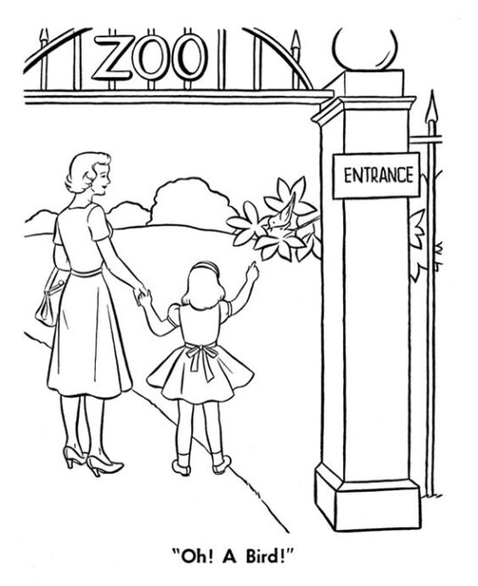 Free & Easy To Print Zoo Coloring Pages - Tulamama