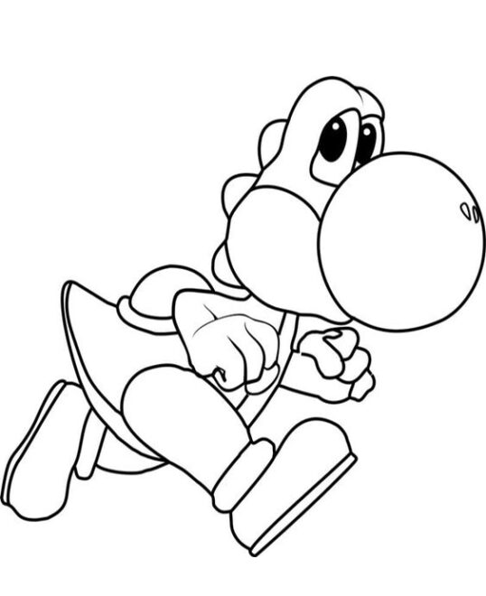 Free & Easy To Print Yoshi Coloring Pages - Tulamama