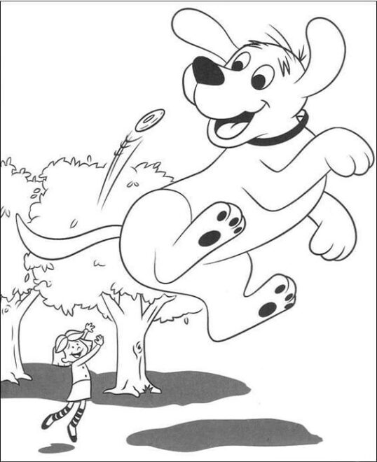 Free & Easy To Print Clifford Coloring Pages - Tulamama