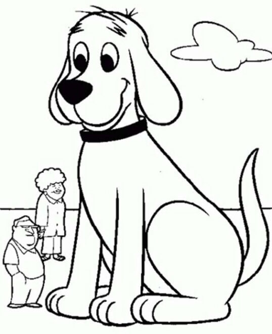 Free & Easy To Print Clifford Coloring Pages - Tulamama
