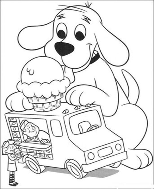 Free & Easy To Print Clifford Coloring Pages - Tulamama