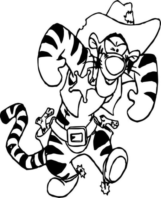 Free & Easy To Print Cowboy Coloring Pages - Tulamama