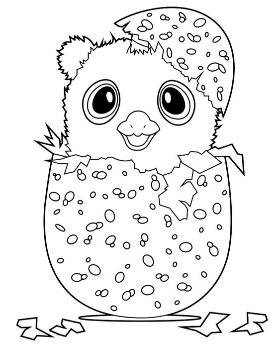 Free & Easy To Print Hatchimals Coloring Pages - Tulamama