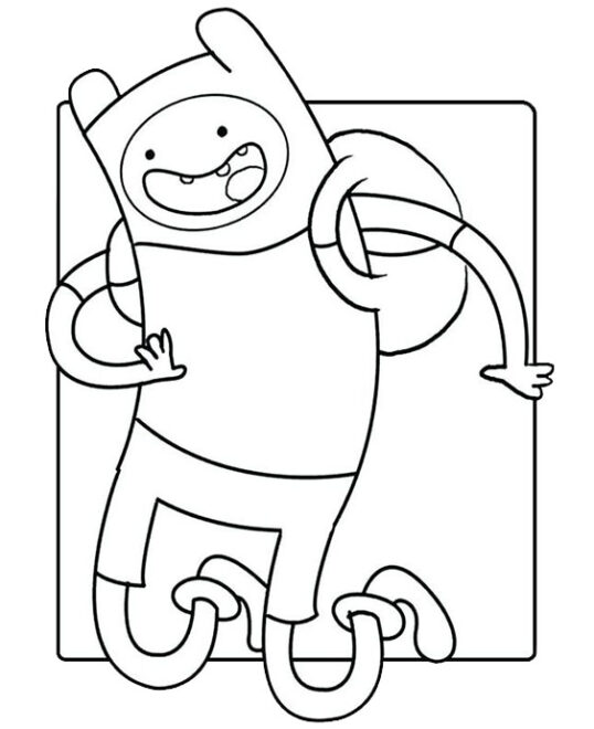 Free & Easy To Print Adventure Time Coloring Pages - Tulamama