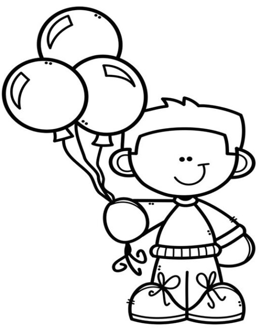 Free & Easy To Print Balloon Coloring Pages - Tulamama