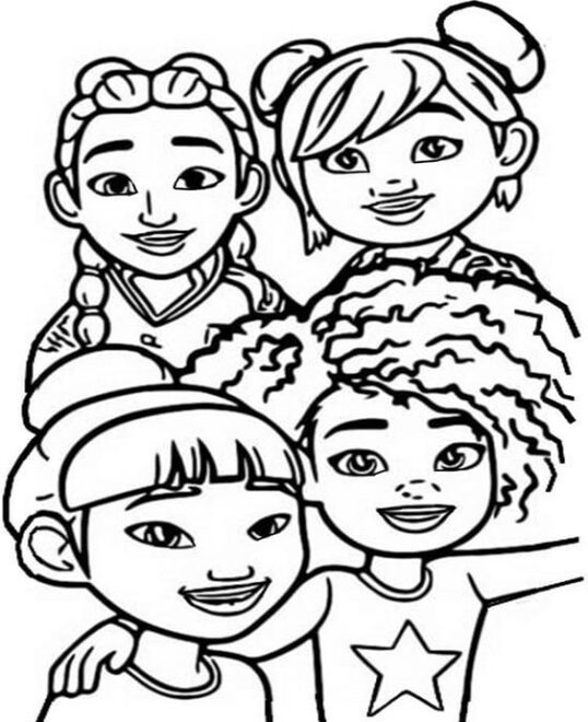 Free & Easy To Print Best Friend Coloring Pages - Tulamama