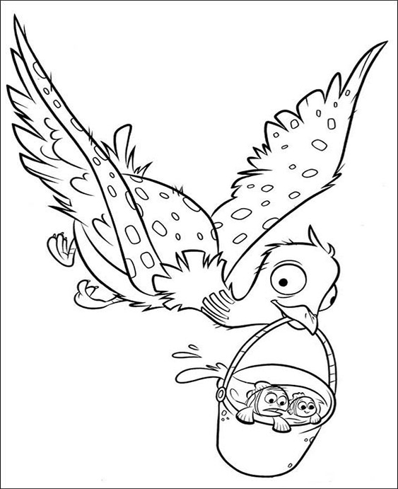Free & Easy To Print Finding Nemo Coloring Pages - Tulamama