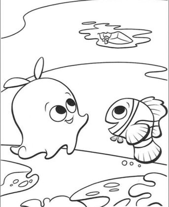 Free & Easy To Print Finding Nemo Coloring Pages - Tulamama
