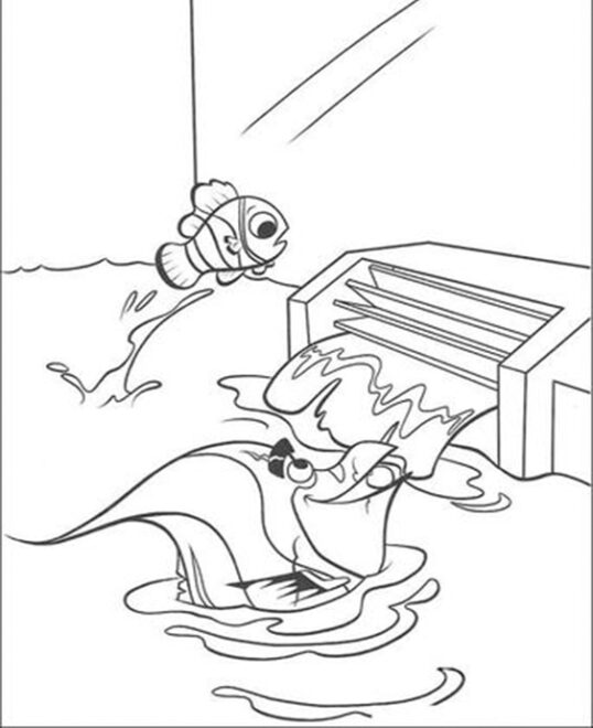 Free & Easy To Print Finding Nemo Coloring Pages - Tulamama