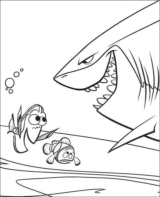 Free & Easy To Print Finding Nemo Coloring Pages - Tulamama