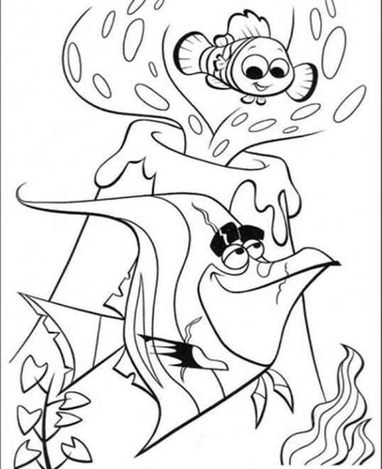 Free & Easy To Print Finding Nemo Coloring Pages - Tulamama