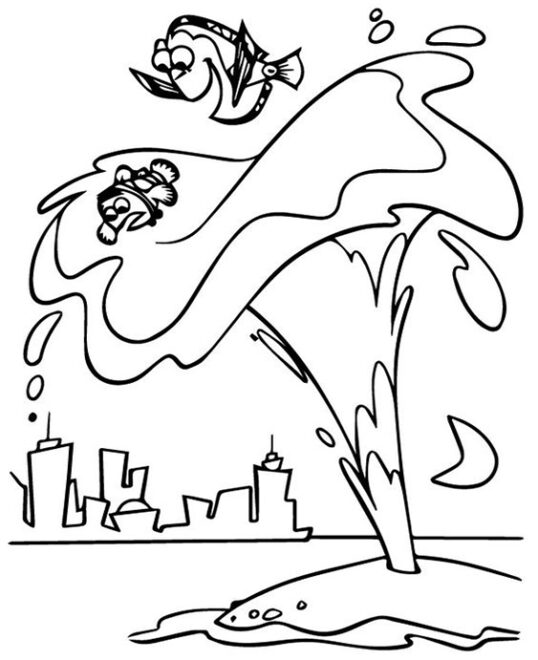 Free & Easy To Print Finding Nemo Coloring Pages - Tulamama