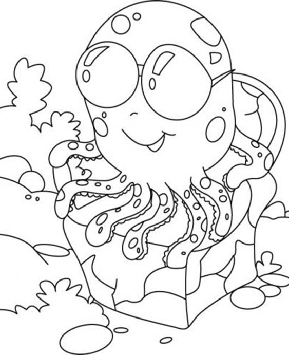 Free & Easy To Print Octopus Coloring Pages - Tulamama