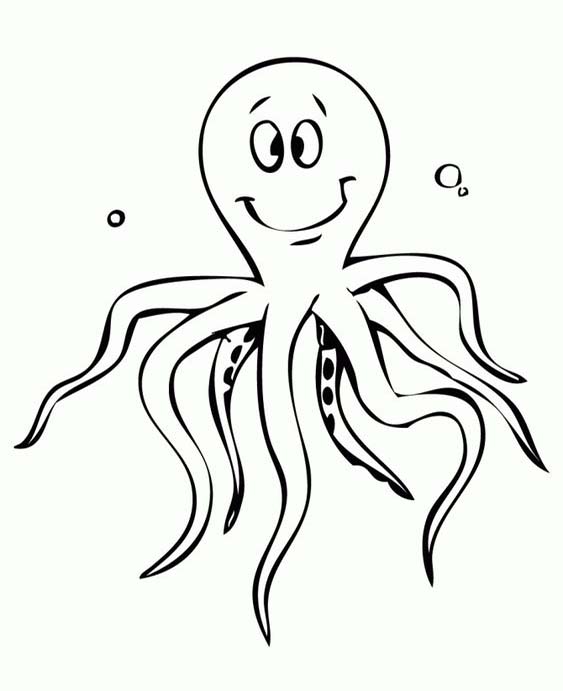 Free & Easy To Print Octopus Coloring Pages - Tulamama
