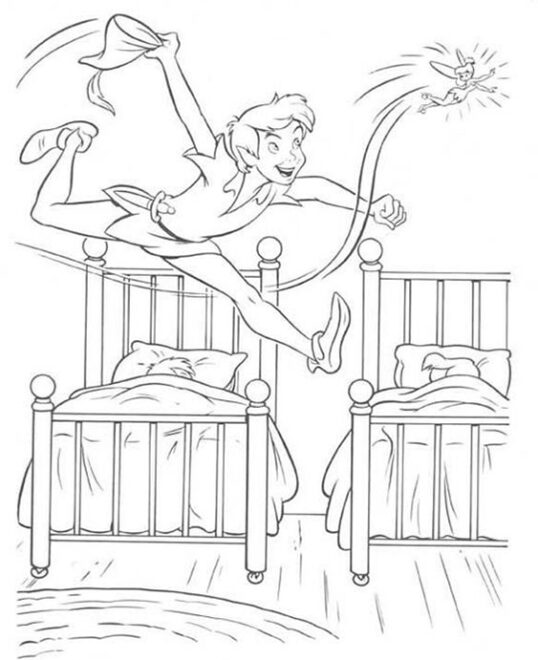 Free & Easy To Print Peter Pan Coloring Pages - Tulamama