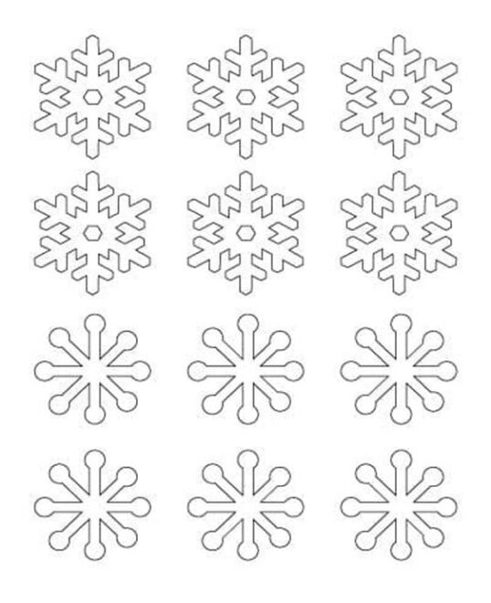 Free & Easy To Print Snowflake Coloring Pages - Tulamama