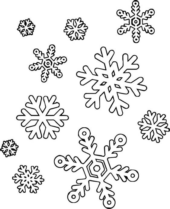 Free & Easy To Print Snowflake Coloring Pages - Tulamama