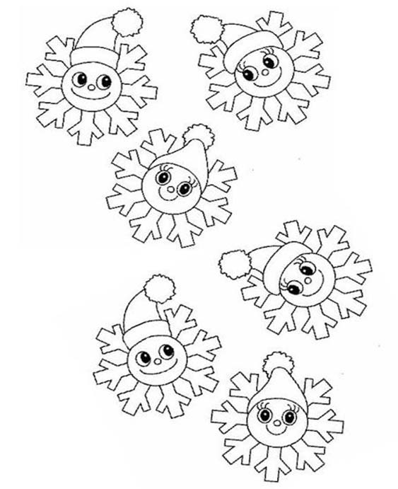 Free & Easy To Print Snowflake Coloring Pages - Tulamama